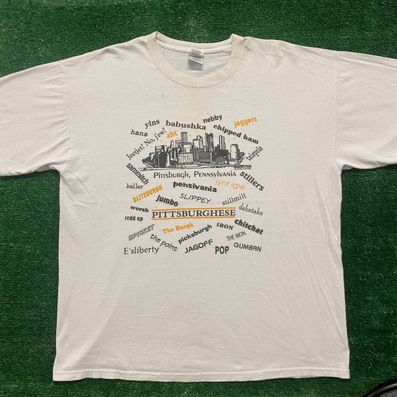 Gildan | Shirts | Vintage 9s Pittsburgh Slang Dictionary Tourist Humor ...